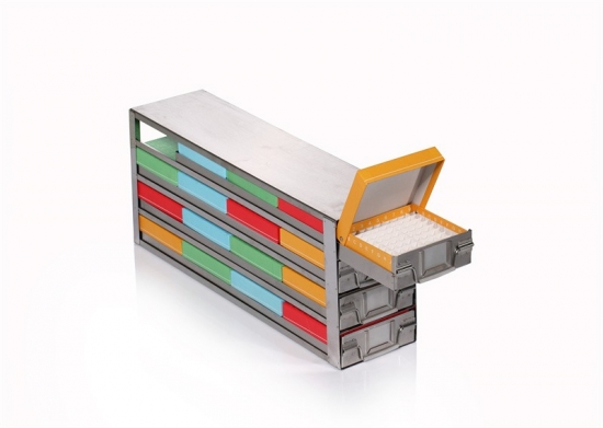 Stainless Steel Upright Drawer Cryo Vial Rack for Cryogenic storage ...