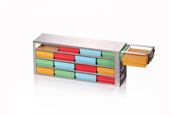 Stainless Steel Upright Drawer Cryo Vial Rack for Cryogenic storage ...